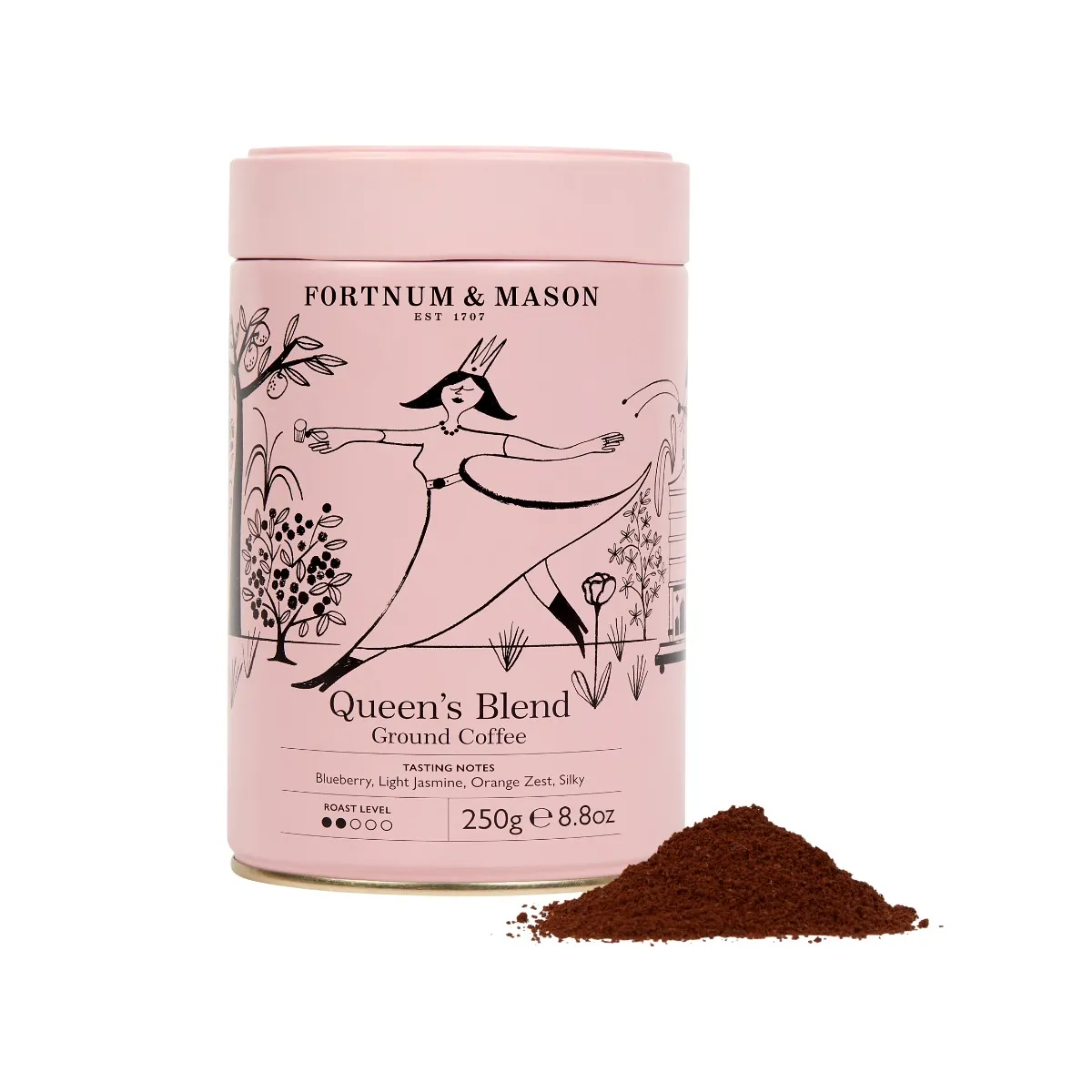 Queens Blend Ground Coffee Tin, 250g