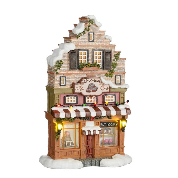 Chocolate Shop Animated Scene